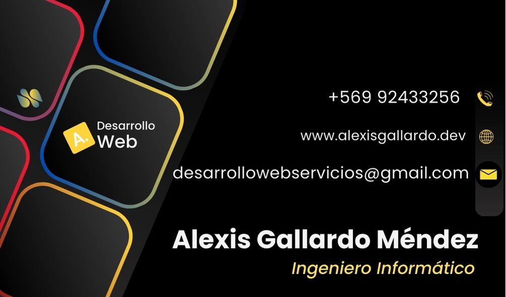 Alexis Gallardo | Desarrollo Web y Software